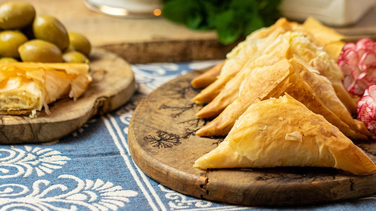 The Perfect Greek Appetizer Cheese Phyllo Pies: Tiropitakia - Dining ...