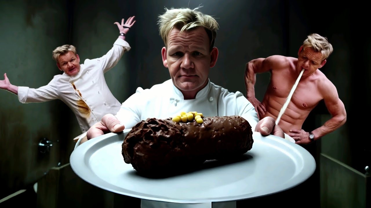 Gordon Ramsay makes a Chocolate Fudge Brownie (Brain rot cooking ...