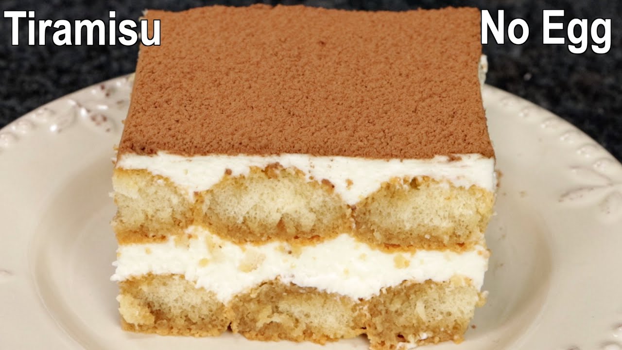 Tiramisu Recipe Without Mascarpone Cheese and Eggs | How to Make ...