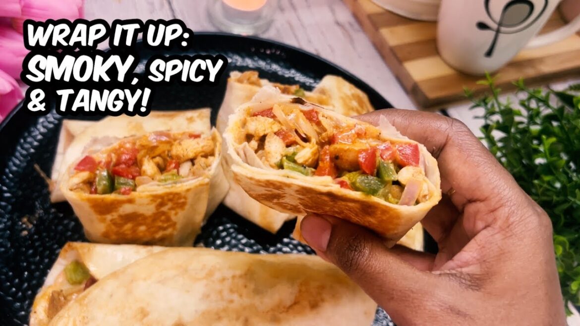 Homemade Chicken Fajita Wrap | Perfect Treat | Quick & Easy Restaurant ...