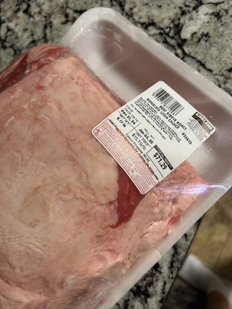 Blade tenderized prime rib - Dining and Cooking