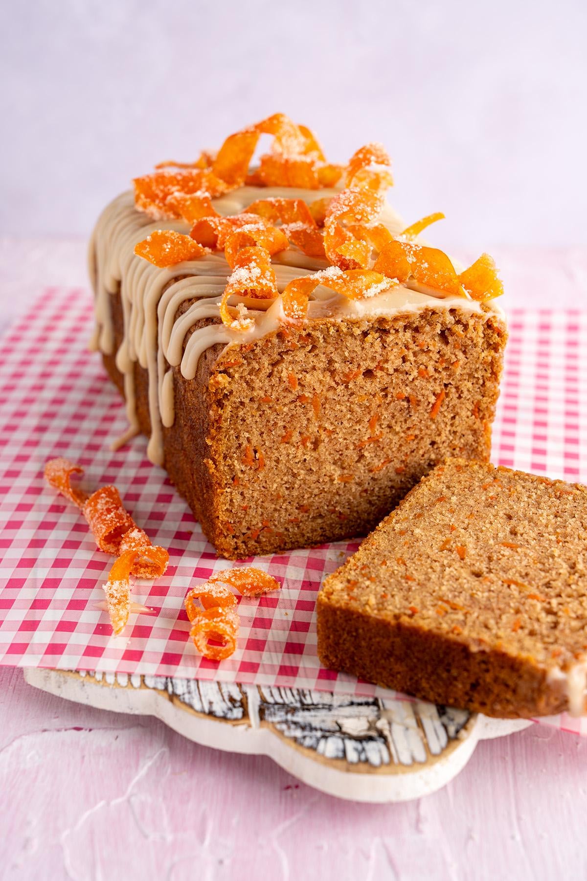 I made 6 different carrot cake loafs before getting the perfect loaf ...