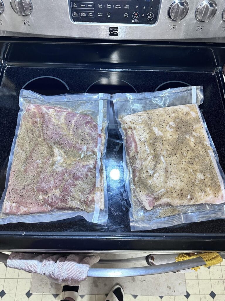 First time making bacon - Dining and Cooking