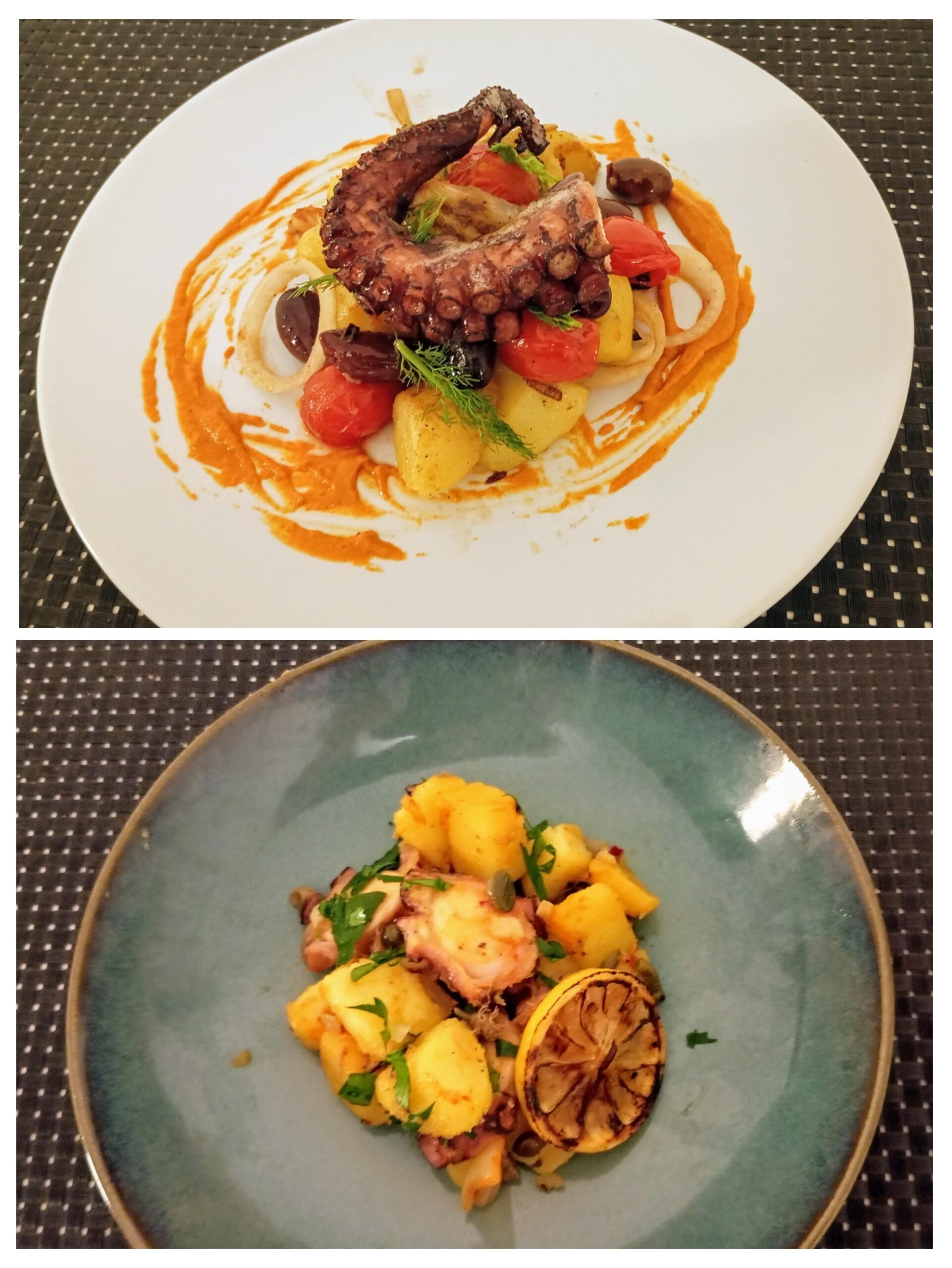 Octopus two ways (details in comment) - Dining and Cooking