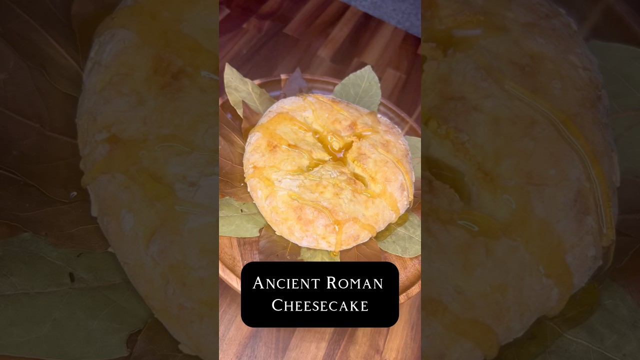 Ancient Roman Cheesecake #recipe #history #roman #ancientrome # ...