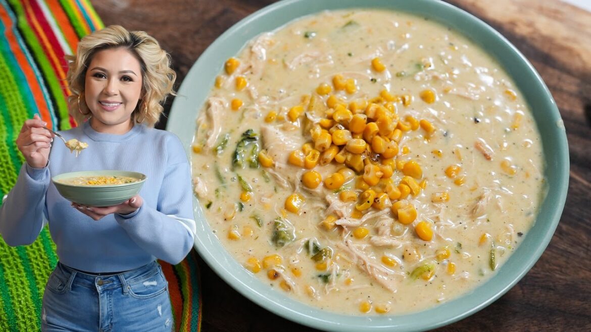 How to make the Best CHICKEN & CORN CHOWDER, so quick & easy! - Dining ...