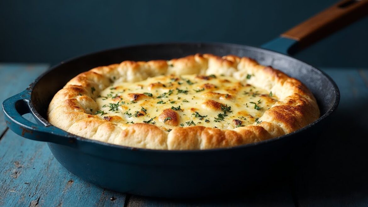 10 Minute Liquid Dough, Garlic Bread! No-kneading, Quick and Easy ...