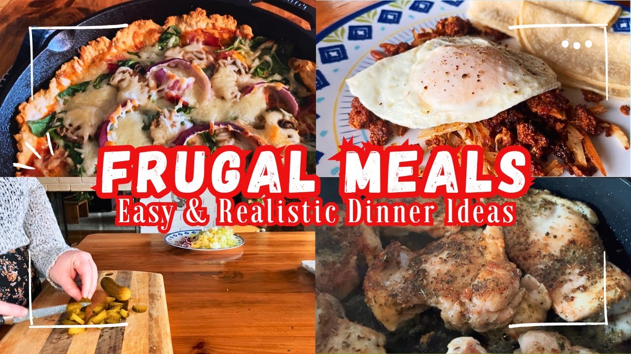 Meals On A Budget | Frugal + Recipes + Cheap Dinner Ideas + Low Income ...