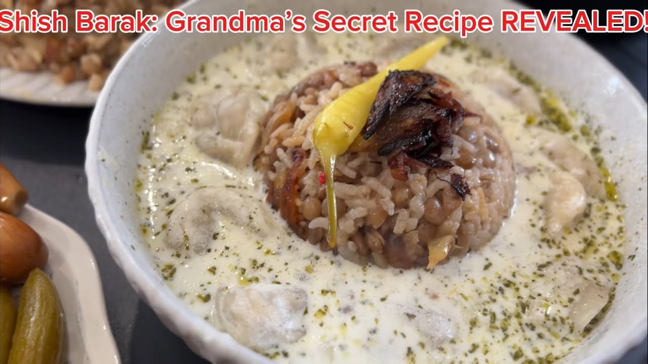 Lebanese Shish Barak & Mjadra | Irresistible Dumplings in Yogurt Sauce ...