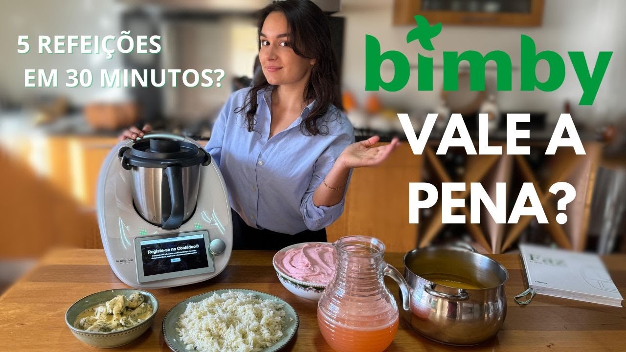 BIMBY TM6 - Cozinhei 5 pratos em 30 minutos. Vale o investimento ...