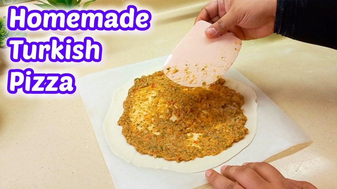 Turkish Pizza at Home | Easy LAHMACUN Recipe |The Turkish Delight Pizza ...