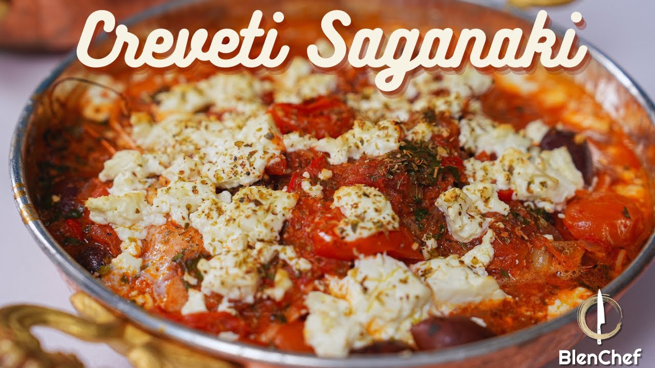 Reteta greceasca suprema - CREVETI SAGANAKI | Roxana Blenche - Dining ...