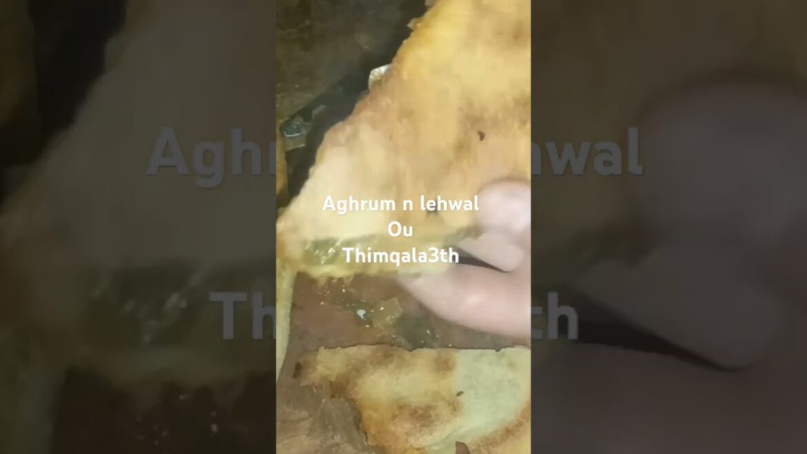 Aghrum n lehwal, Thimqala3th, Galette aux légumes(la recette complète ...