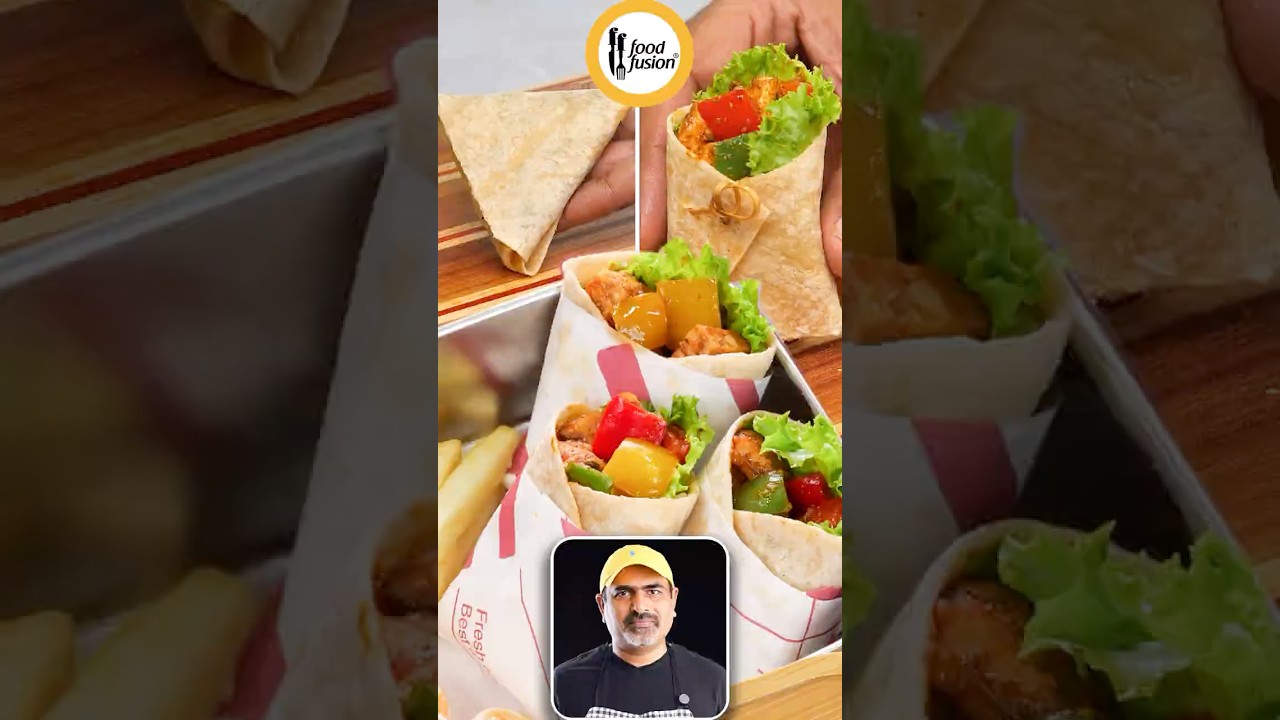 Fajita Chicken Wraps - Lunch Box Recipe by Food Fusion - Dining and Cooking