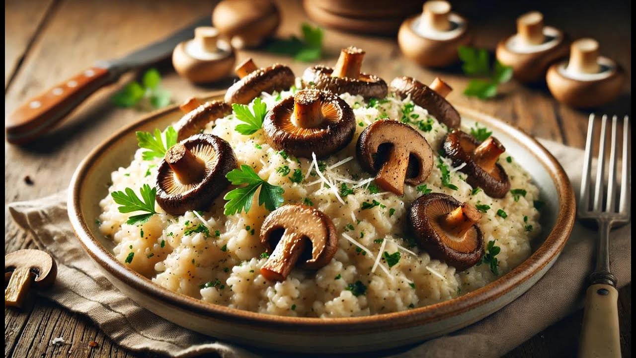 Shiitake Mushroom Risotto! Easy and quick recipe! - Dining and Cooking