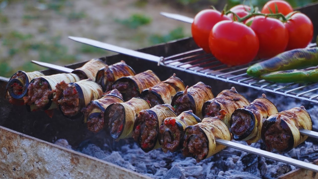The Most Delicious Eggplant Roll Kebab Recipe – Secret Sauce from a ...