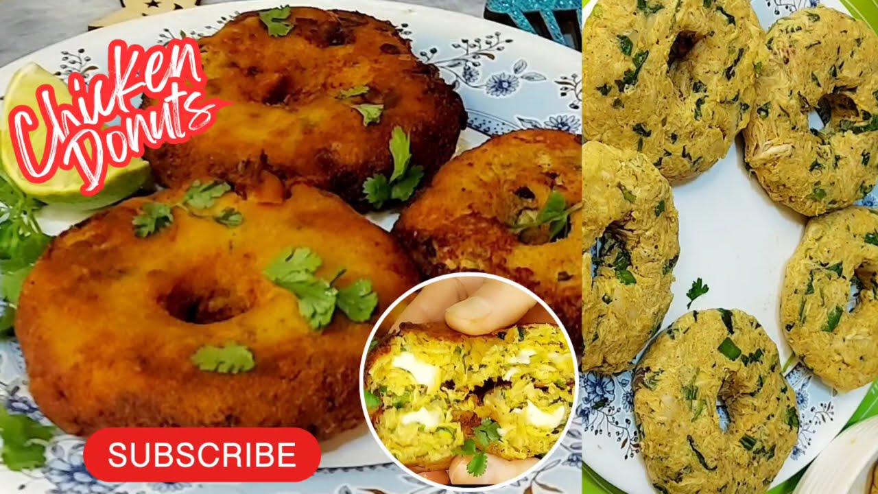 ||Tasty Chicken Donuts ||Delicious & Easy Chicken Donuts Recipe|Special ...