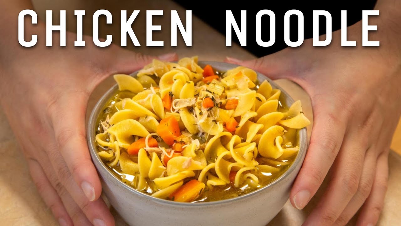 EASY One Pot Chicken Noodle Soup Recipe - Dining and Cooking