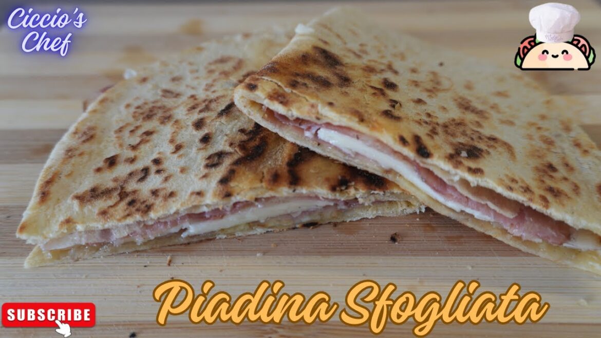 Piadina Sfogliata Flat Bread - Dining and Cooking