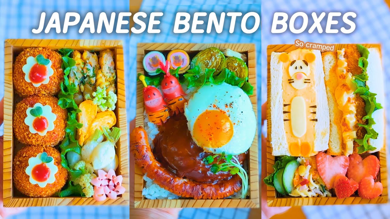 【76】Bento prepared the previous day/Tigger Sandwich/Fish Fry Sandwich ...