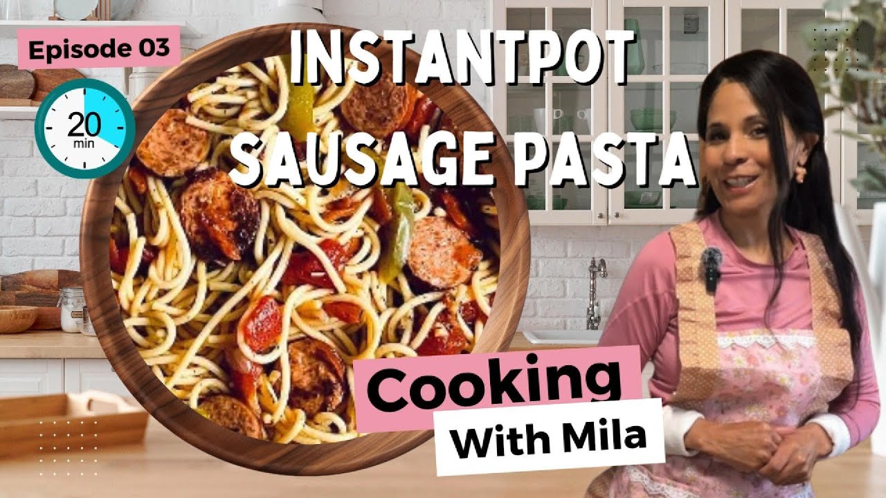 Easy one pot Sausage pasta recipe! Cooking with Mila ep3 - Dining and ...