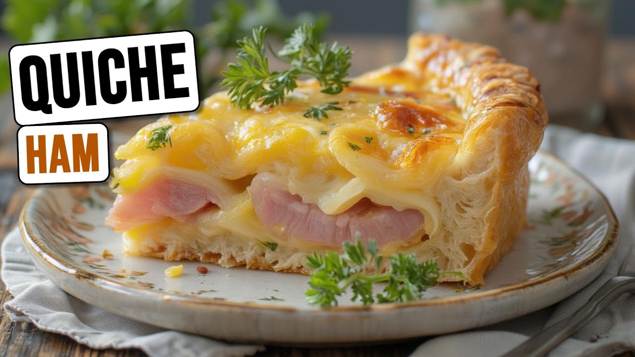 the BEST Ham Quiche Recipe (Super Easy) | How to Make Ham Quiche Recipe - Dining and Cooking