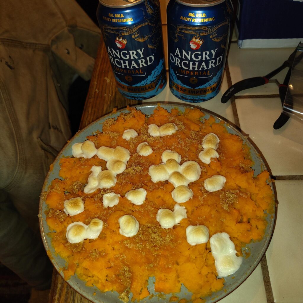 Angry orchards amd sweet potatoes for breakfast 💦👉👌 - Dining and Cooking