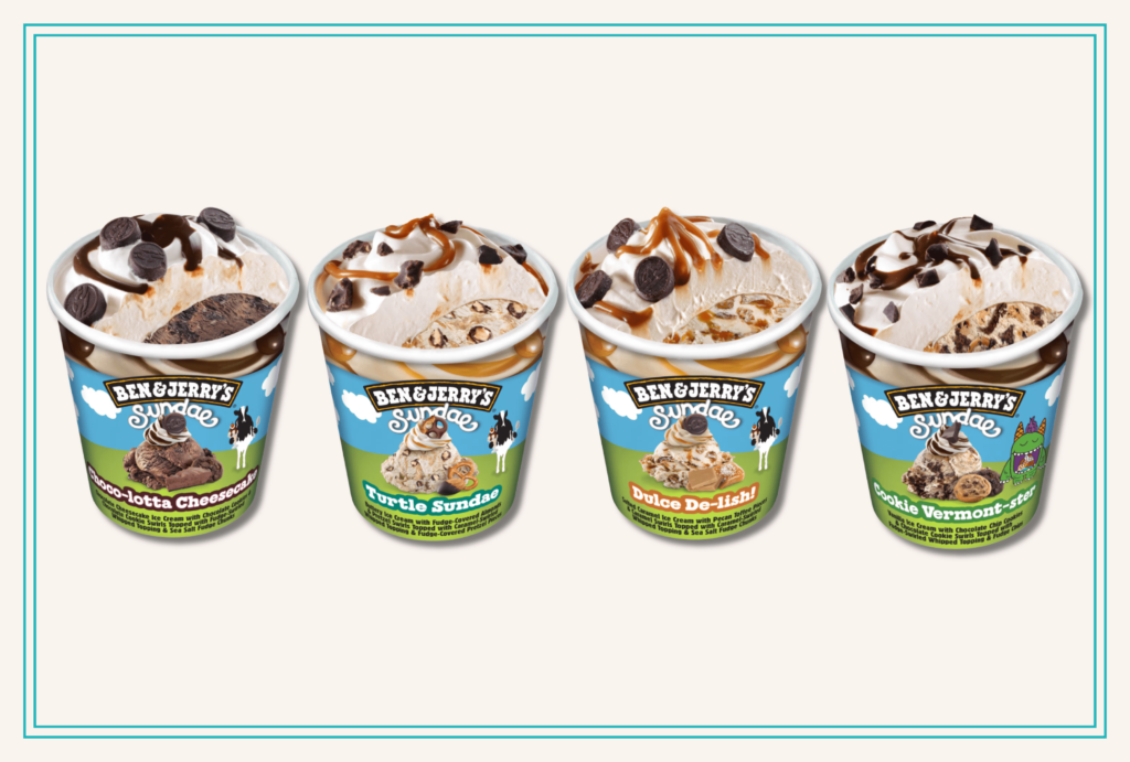 Ben & Jerry's Launches 4 New Sundae Flavors - Dining and Cooking