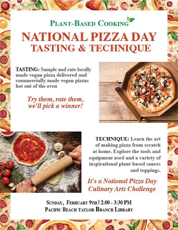 National Pizza Day Tasting & Technique Cooking Class - Sunday, February ...