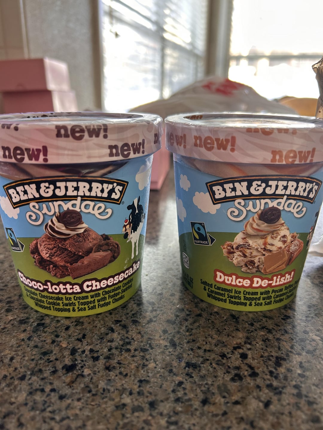 Ben and Jerry’s Dulce De-Lish and Choco-lotta Cheesecake Sundaes ...