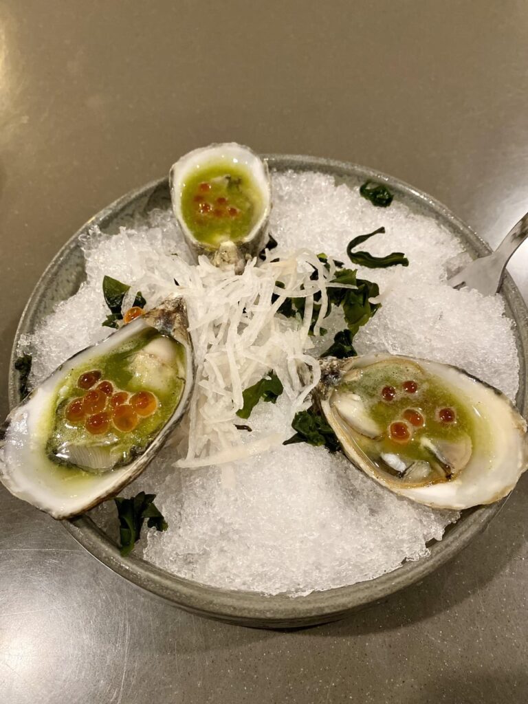 Aguachile oysters and whole crispy Tai snapper = great dinner! - Dining ...