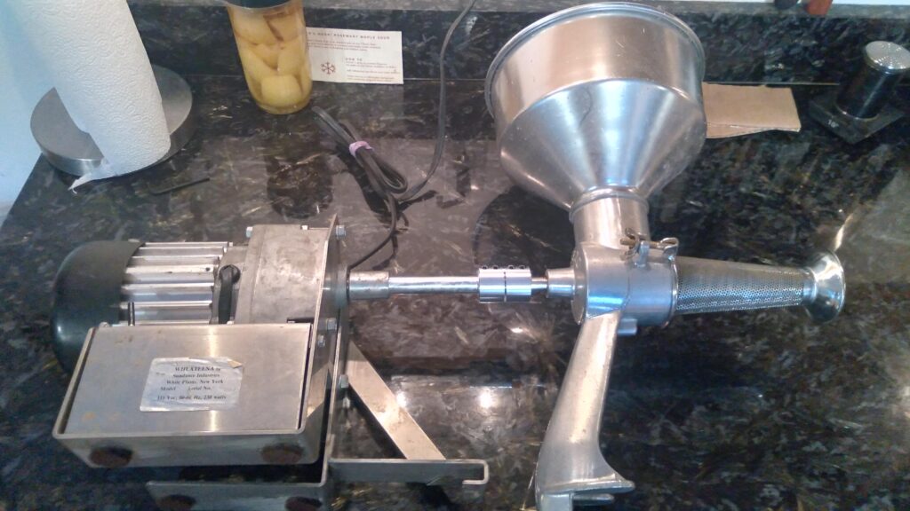 Frankenstein's Monster! Wheateena x Squeezo Motorized Strainer - Dining ...