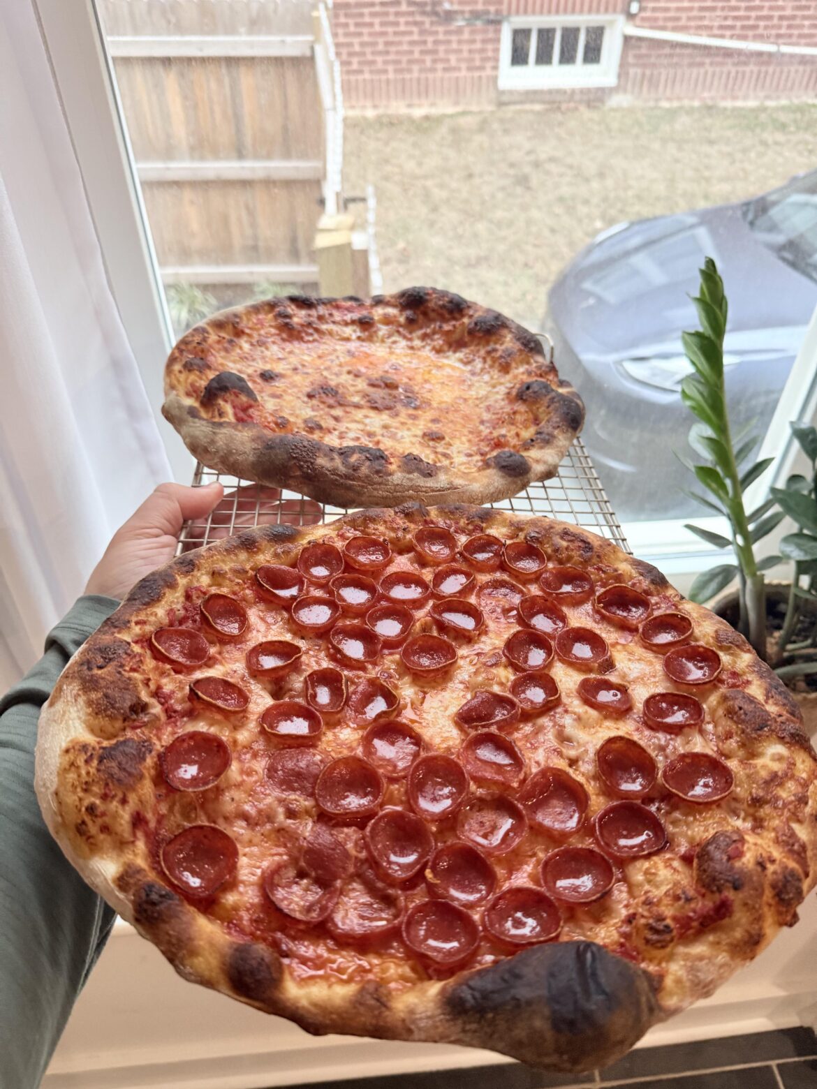 Two pies at the same time man - Dining and Cooking