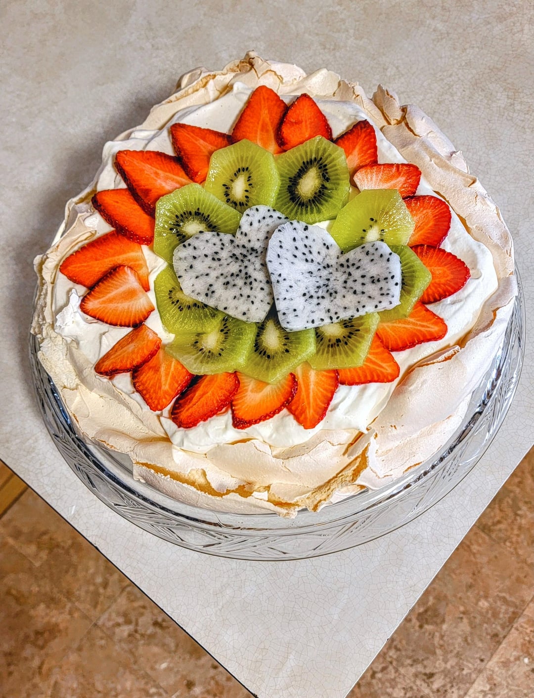 Pavlova from 1983 LA Times Cookbook - Dining and Cooking