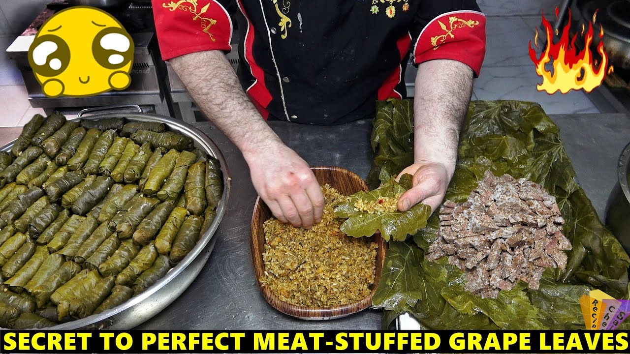 How to Make Perfect Meat-Stuffed Grape Leaves A Delicious Traditional ...