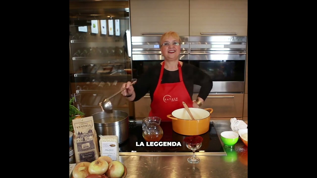 Lidia Bastianich - Risotto alla Milanese: Ricetta Tradizionale con ...
