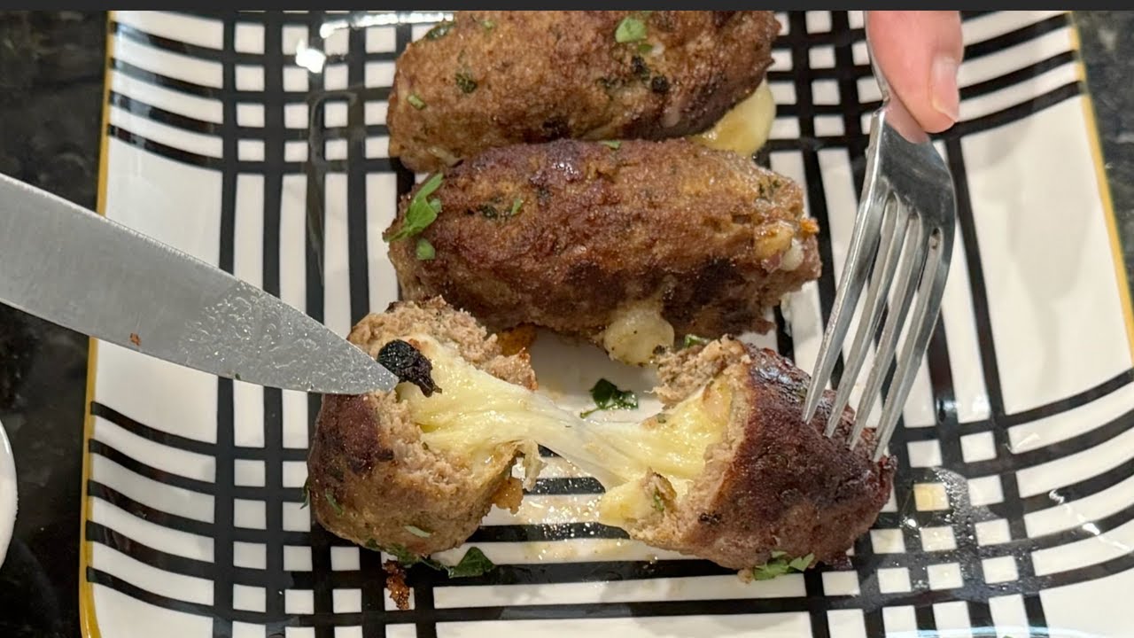 Irresistible Stuffed Cheese Kofta ( Meatballs) recipe You will love ...