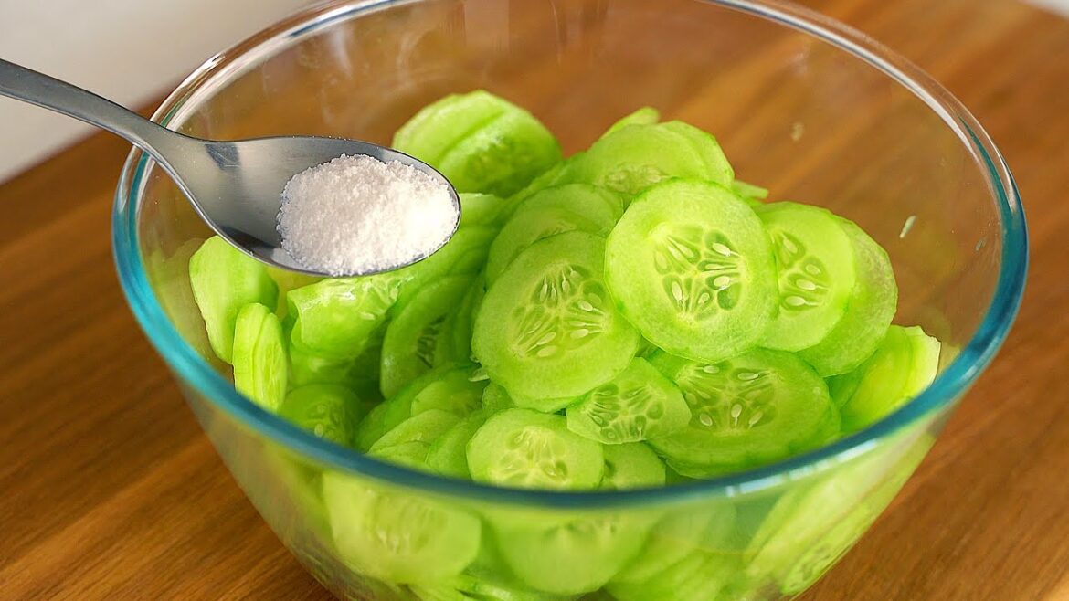 Gurkensalat, der Bauchfett verbrennt! Meine Mutter hat in einem Monat ... Gurkensalat, der Bauchfett verbrennt! Meine Mutter hat in einem Monat ...