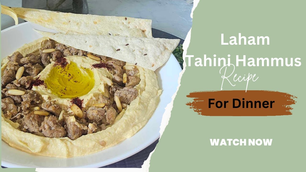 Laham Tahini Hummus Recipe |Tahini Hummus Recipe |Quick and Healthy ...