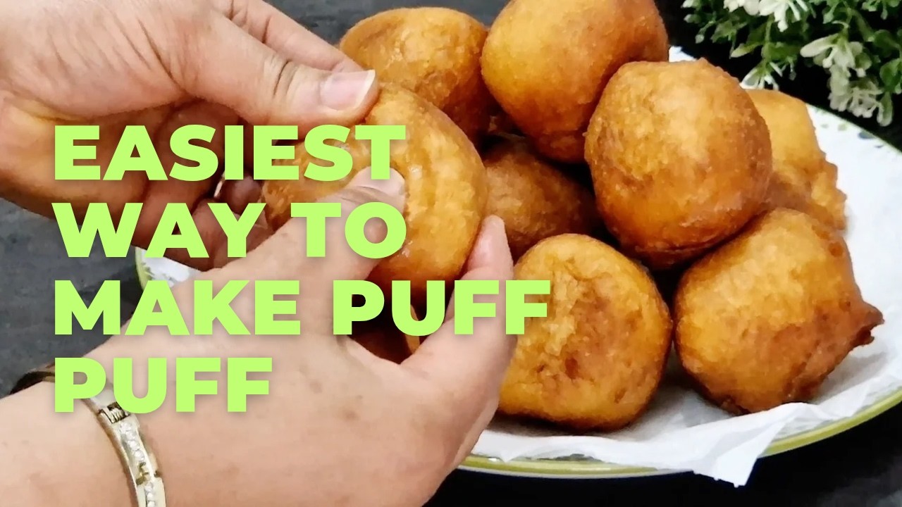 How to make puff puff without yeast! Easiest way to make puff puff in ...