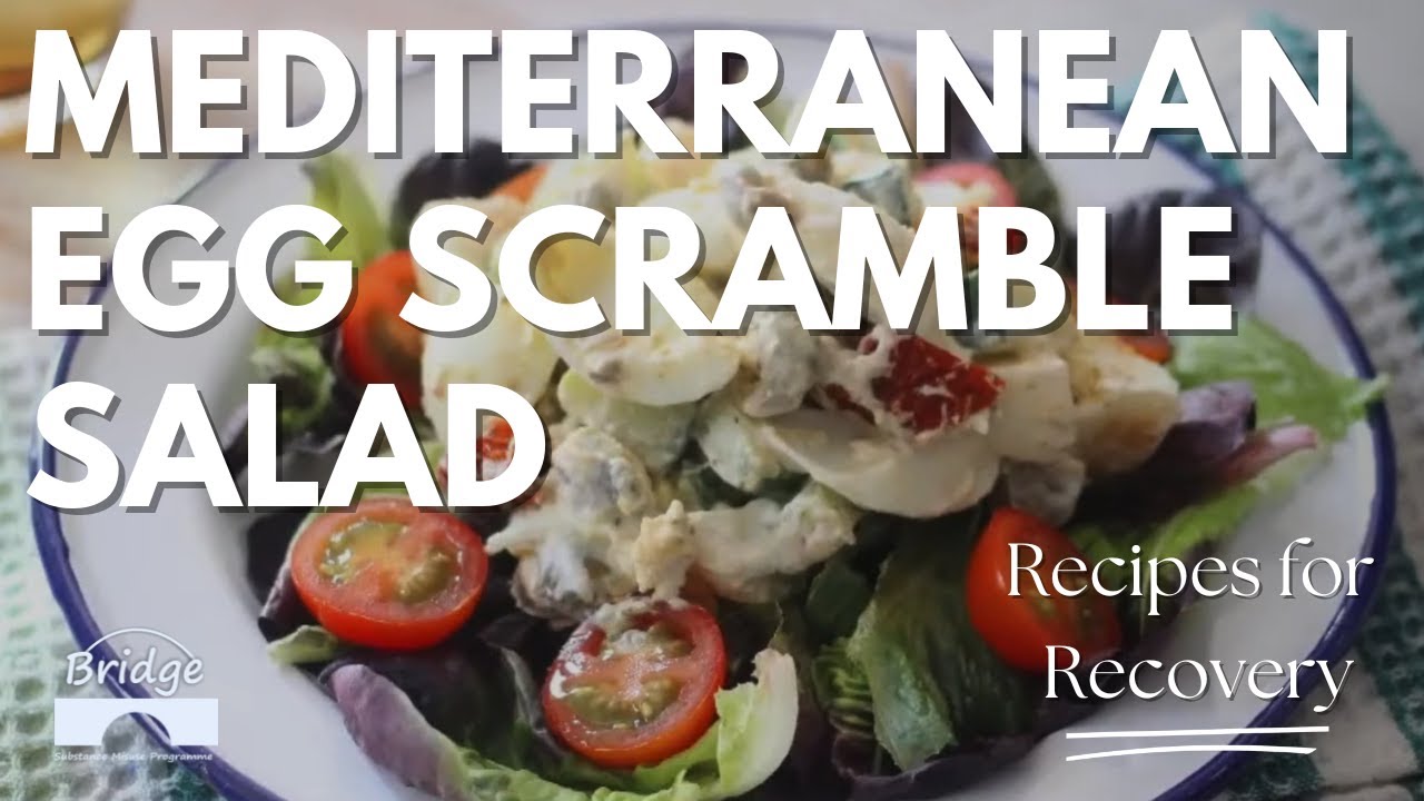 Mediterranean Egg Scrambled Salad - Dining and Cooking