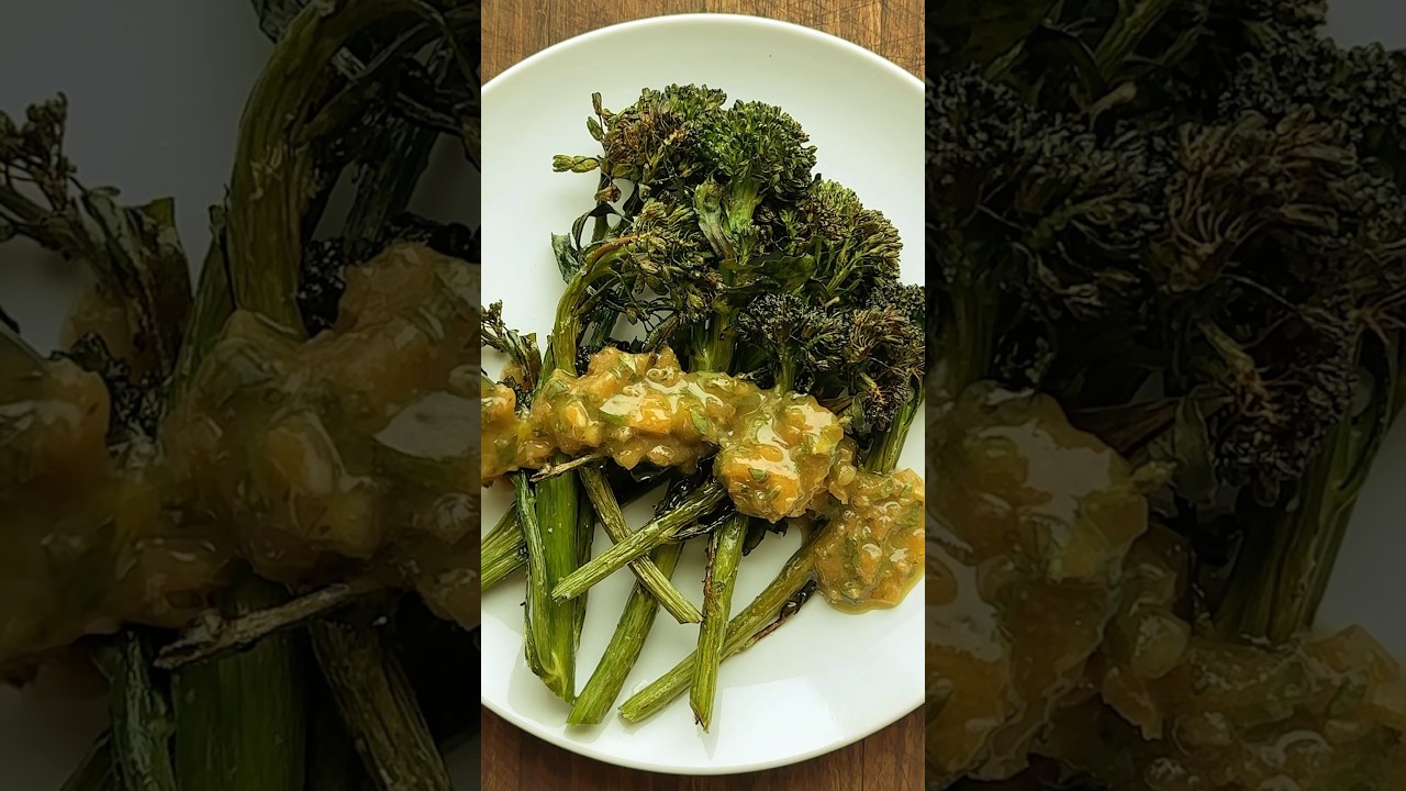 ROASTED BROCCOLINI w/ MISO BAGNA CAUDA — this has quickly become a new ...