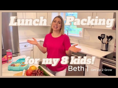 How I pack lunch for my 8 kids | Bento Box Lunch Packing - Dining and ...