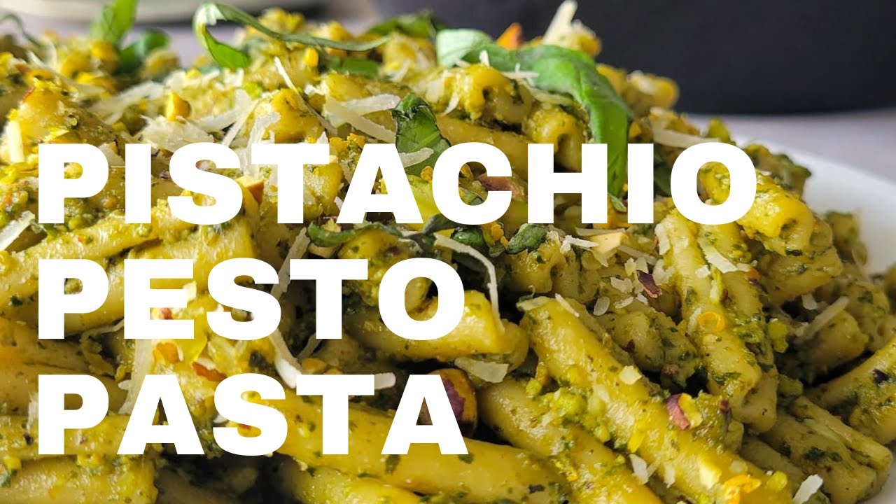PASTA AL PESTO DI PISTACCHIO (PISTACHIO PESTO PASTA) - Dining and Cooking