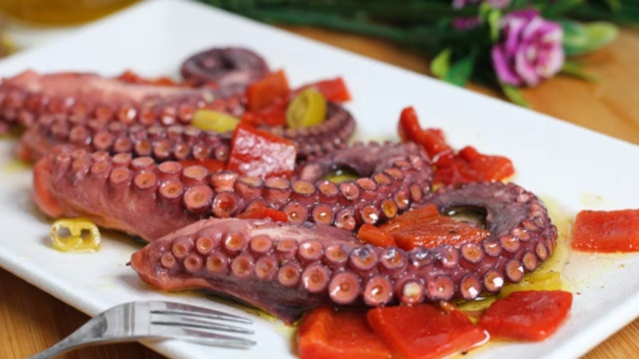 Tender octopus with vinegar - a Traditional Greek Mezze - Dining and ...