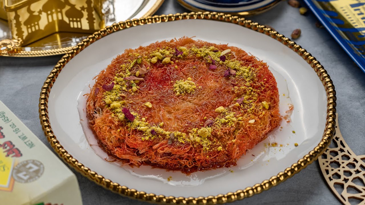 Kunafa | Crispy & Cheesy Eid Dessert | Easy Step-by-Step Knafeh | Sweet ...