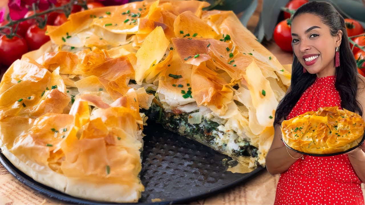 This Mediterranean Spinach & Feta Pie Is UNREAL! - Dining and Cooking