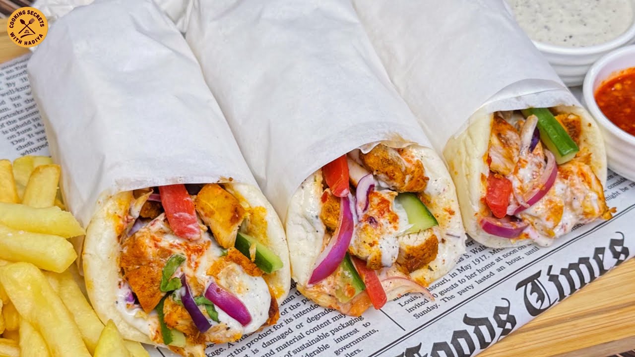 Chicken Shawarma Recipe | Shawarma Recipe | Ramzan Special Recipes ...
