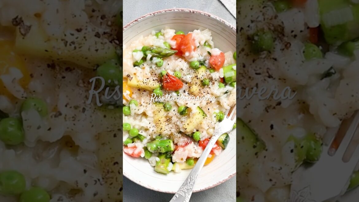 Spring Risotto Primavera Recipe - Dining and Cooking