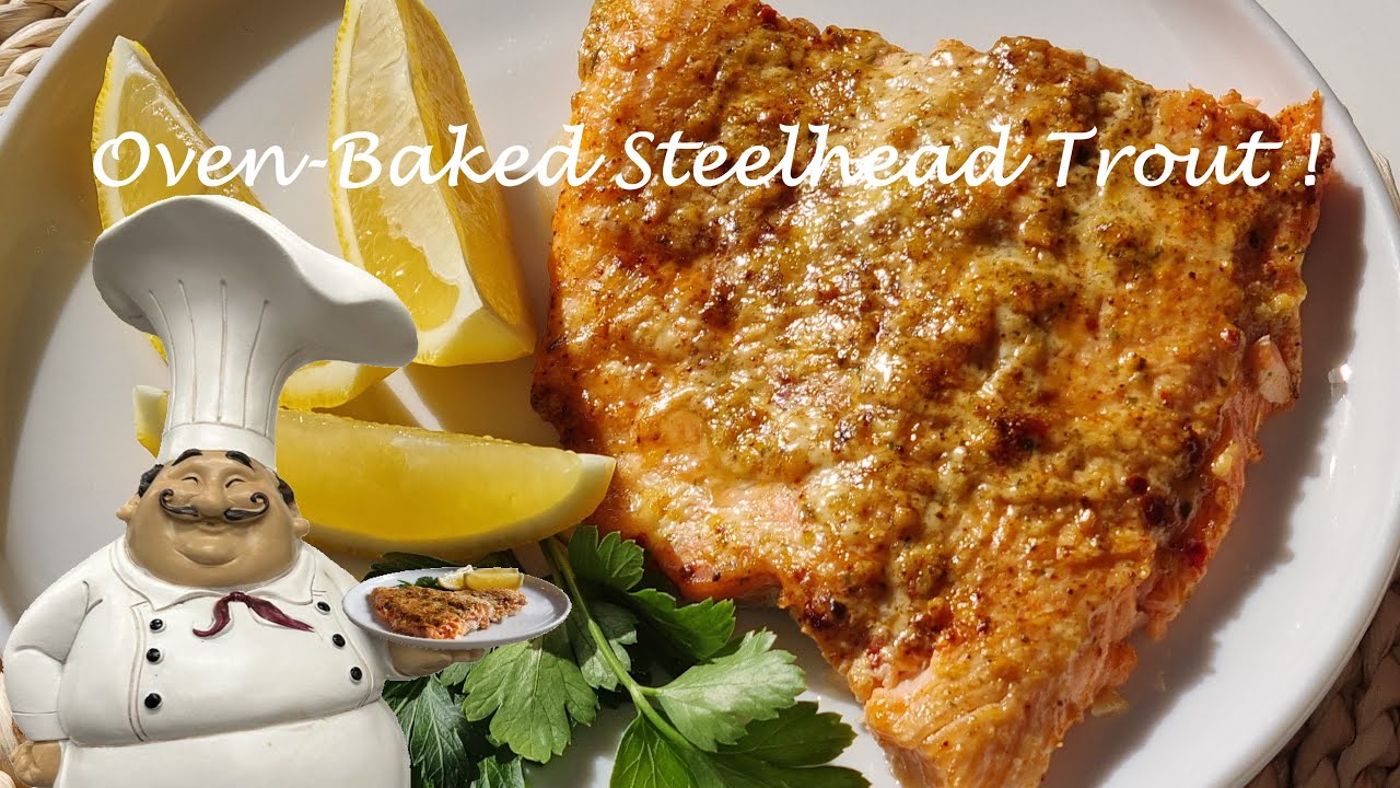 Oven-Baked Steelhead Trout with Shallot! 30-Minute Recipe! - Dining and ...